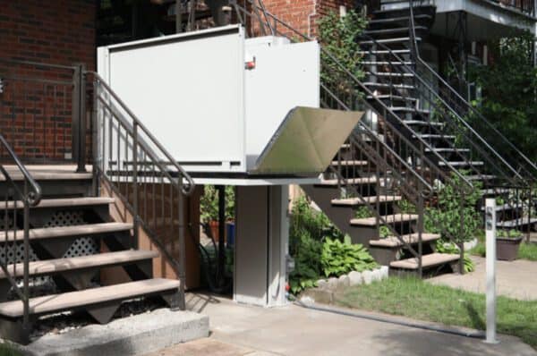 How Outdoor Stair Lifts Hold Up in Winter Weather | Stairlifts of Michigan